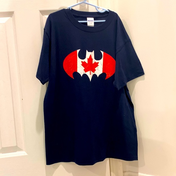Gildan | Shirts & Tops | Canadian Flag Batman Shirt | Poshmark